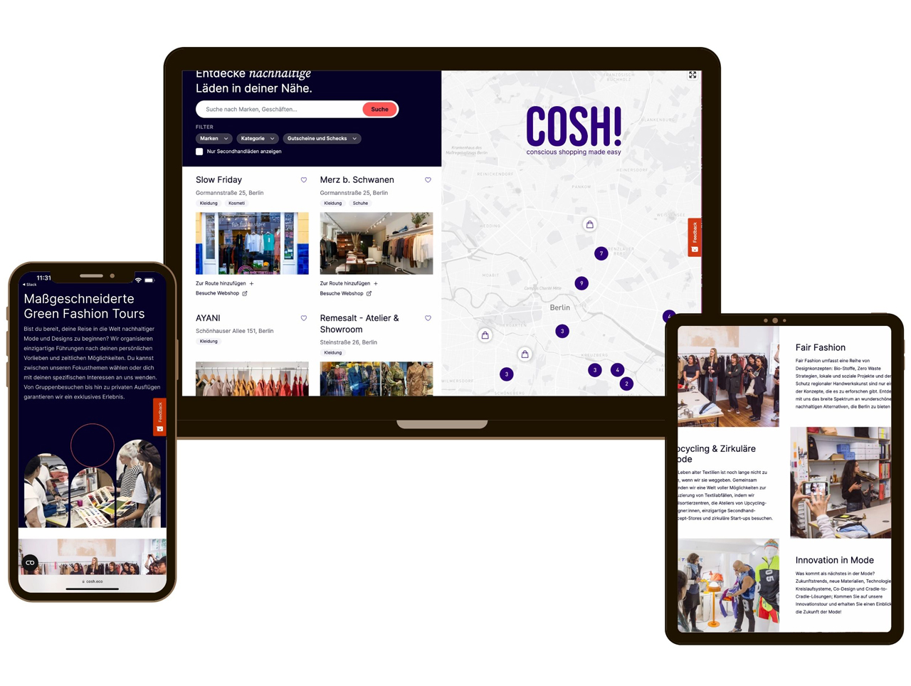 Bewusster shoppen: Cosh startet in Deutschland | stores+shops