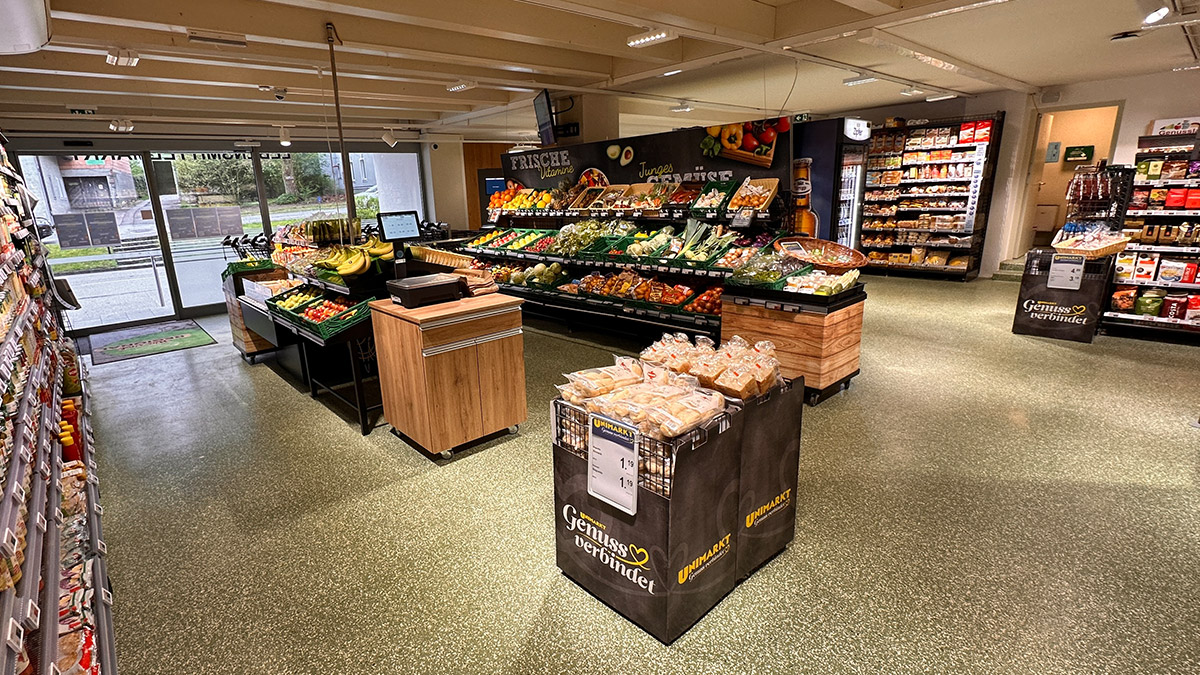 Unimarkt erstmals in Hybridform | stores+shops