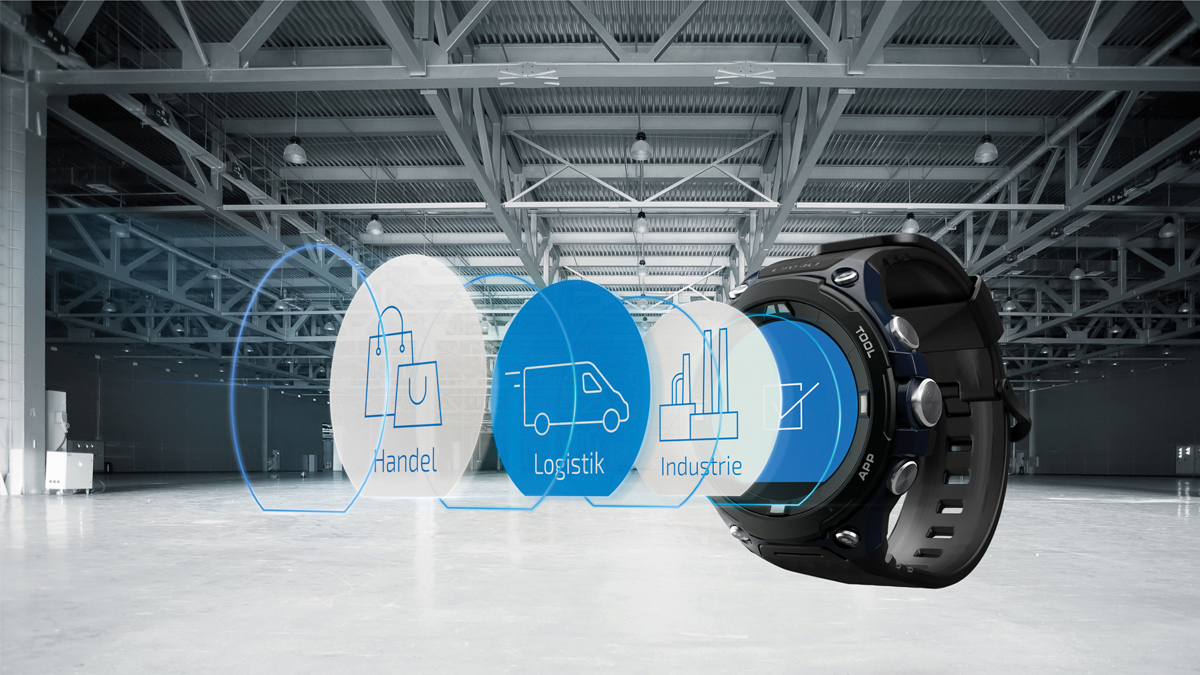 Smartwatch für Logistik, Industrie oder Einzelhandel | stores+shops