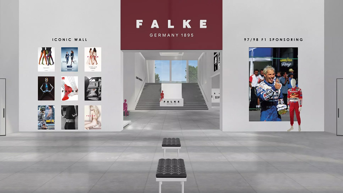 Falke-Gruppe eröffnet virtuellen Showroom im Metaverse | stores+shops