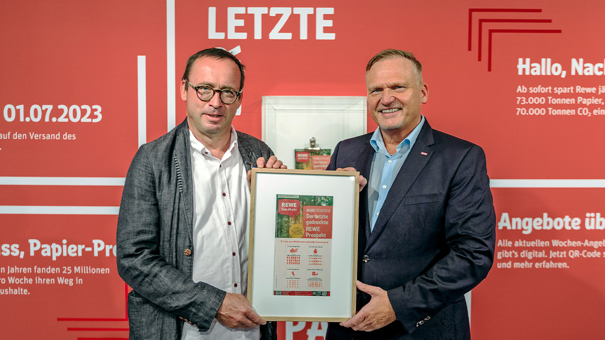 Rewe: Abschied vom gedruckten Prospekt | stores+shops