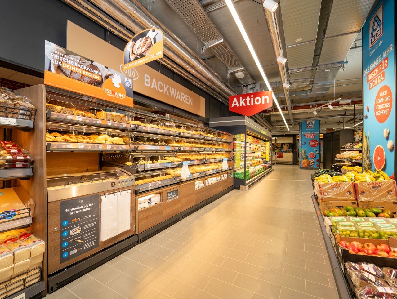 Neue Aldi Nord-Filiale in ehemaligem Galeria-Gebäudekomplex | stores+shops