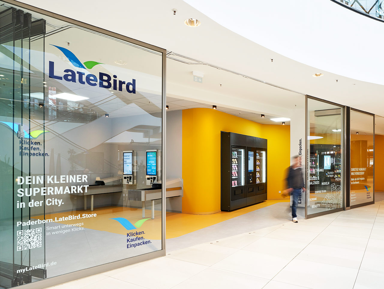Late Birds erster vollautomatischer Inhouse-Supermarkt | stores+shops