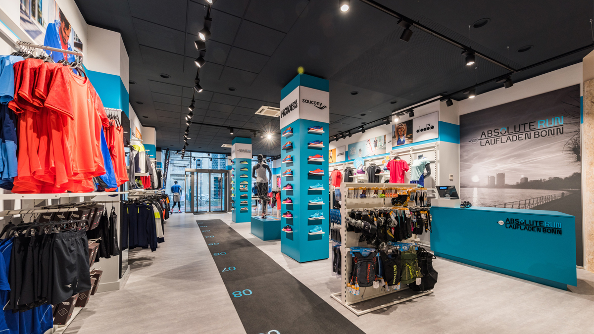 Absolute Run: Laufbahn im Store | stores+shops
