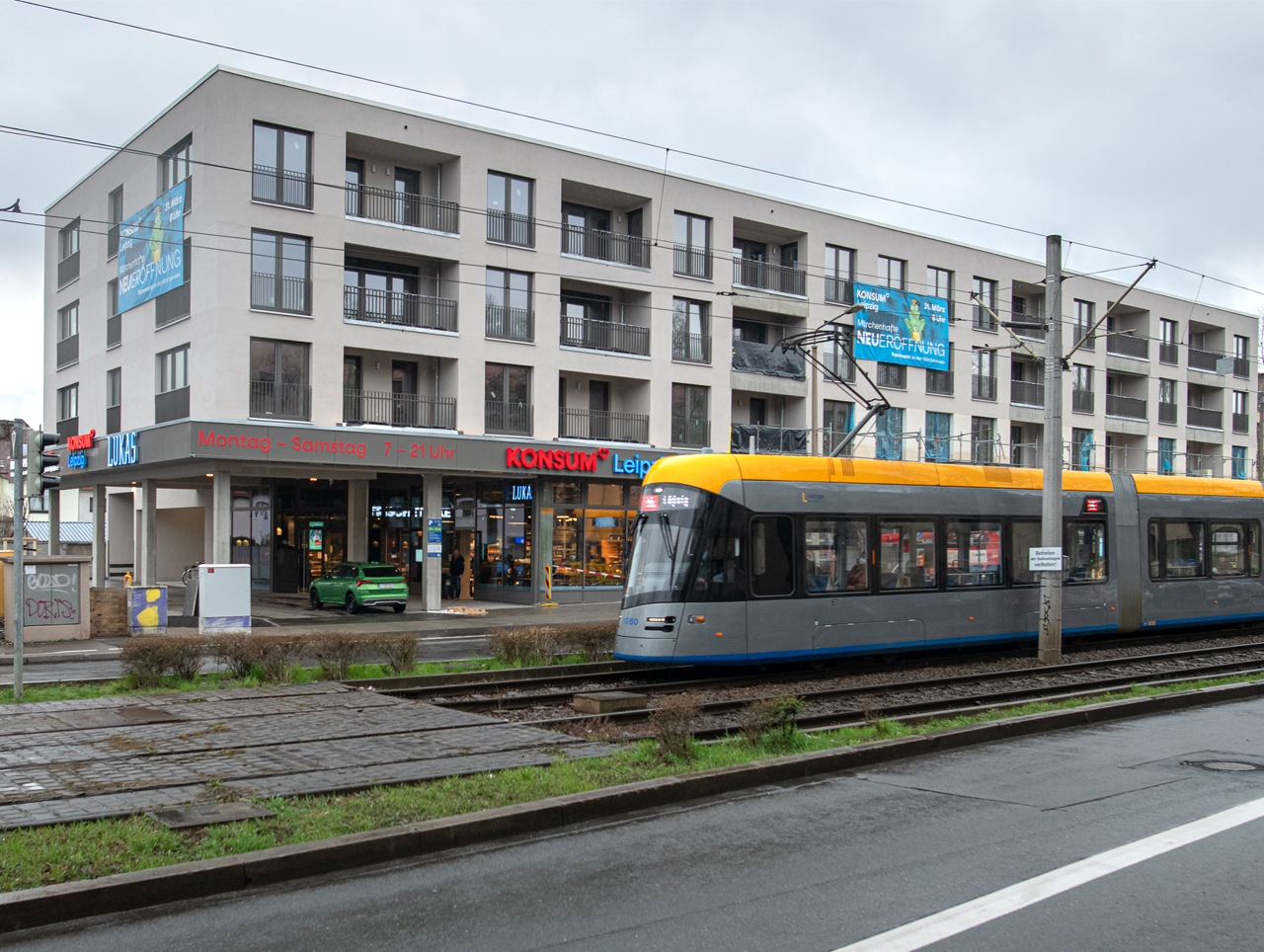 Konsum eröffnet Filiale in eigenem Mixed-Use-Neubau | stores+shops