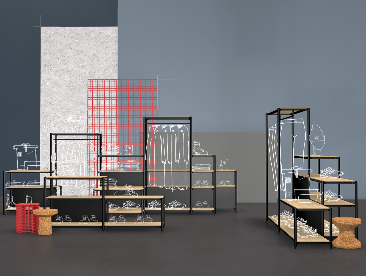 Ladenbausysteme: Flexible Vielkönner | stores+shops