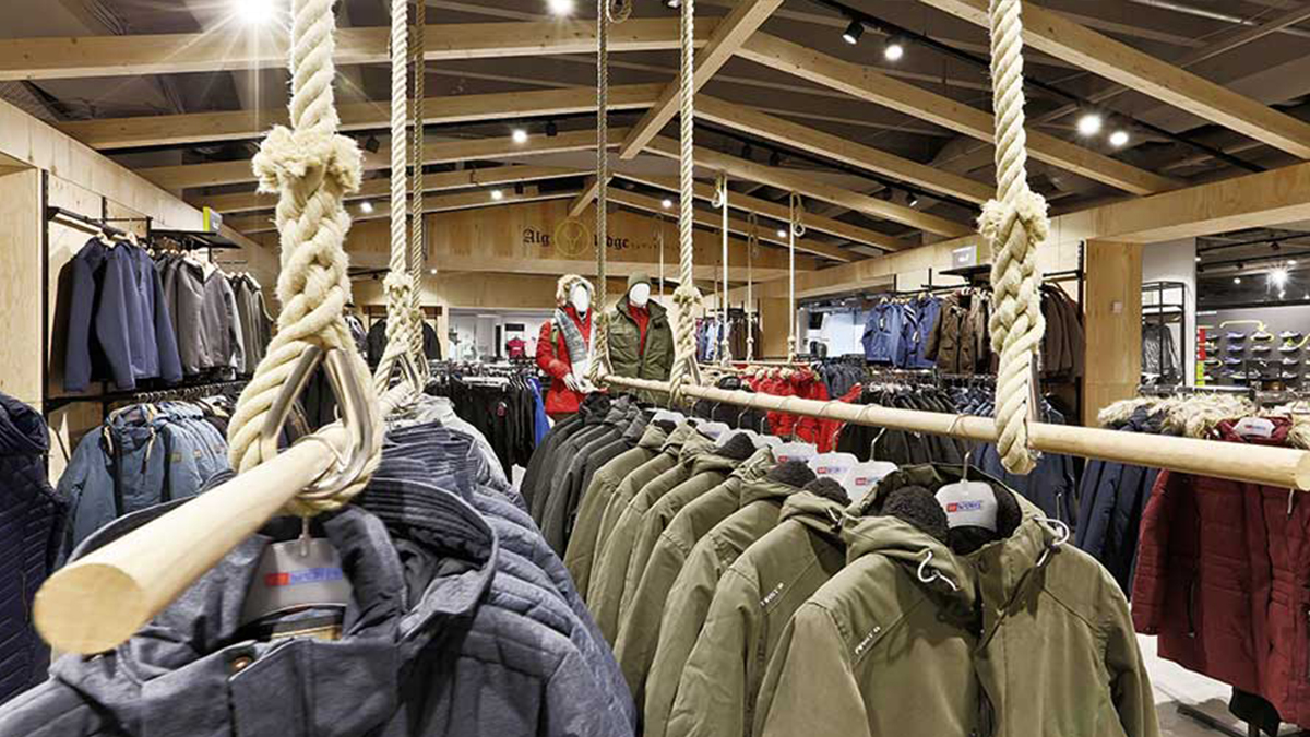 Authentisches Storedesign für Outdoor-Mode | stores+shops