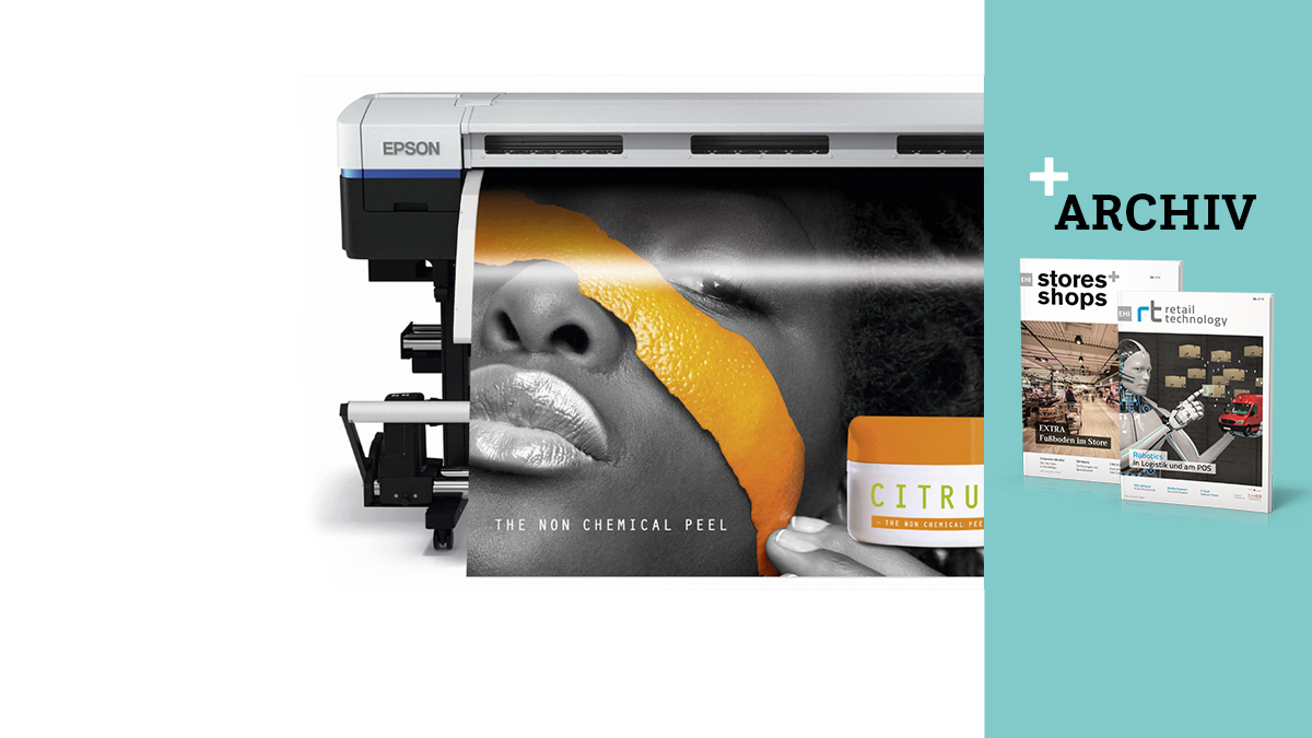 Poster mit Epsons Großformat-Drucker fertigen | stores+shops