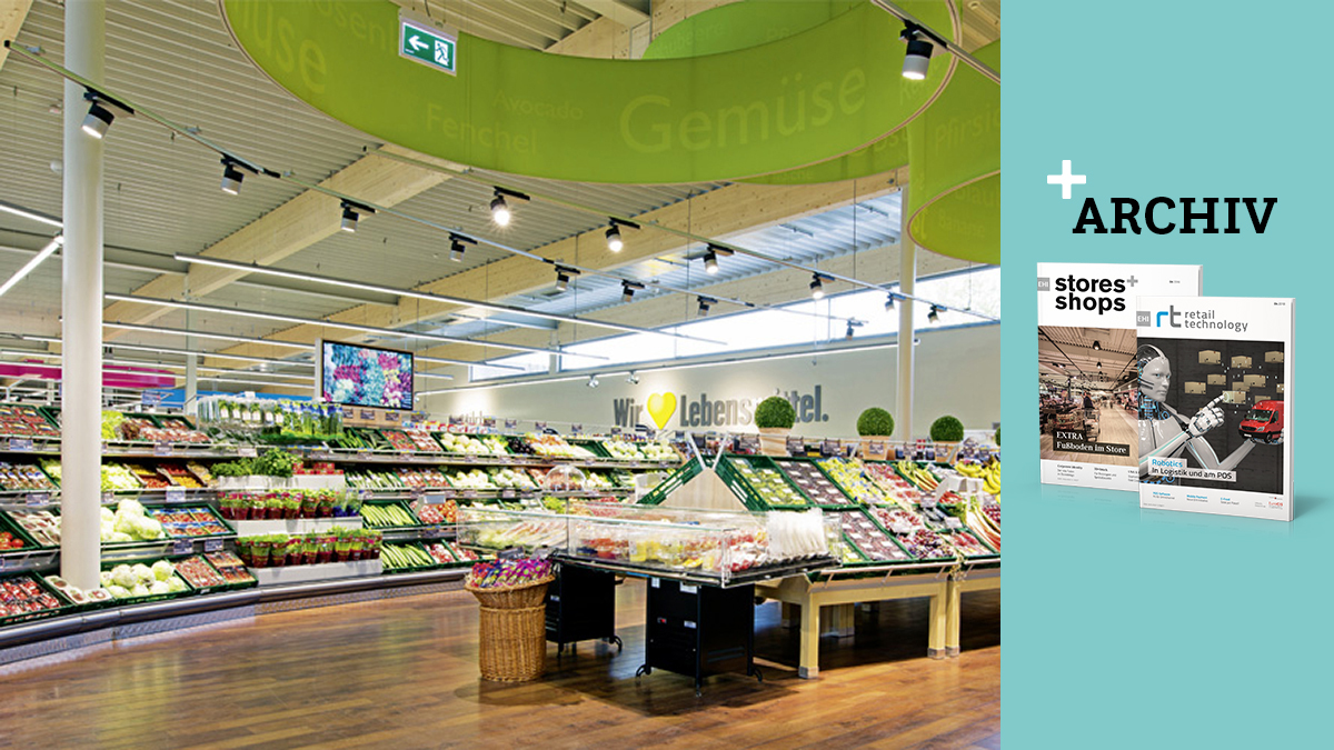 Edeka kombiniert Tageslicht und LED-Beleuchtung | stores+shops