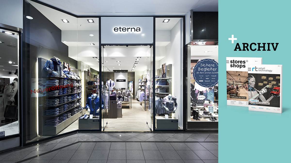 Neues Storedesign für Eterna | stores+shops