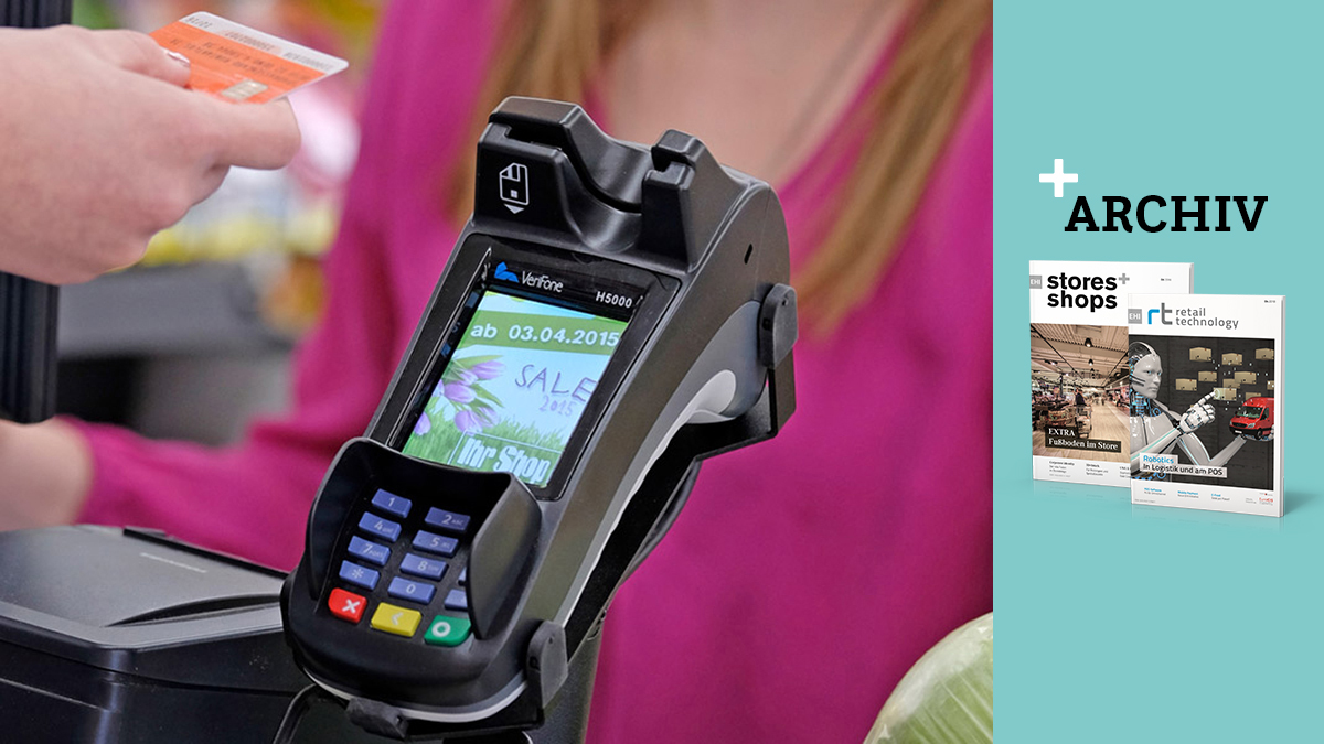 „H5000"-Terminal: Kontaktloszahlung mit Girocard | stores+shops