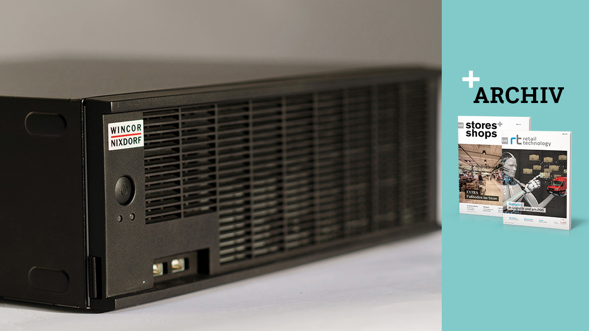 Wincor-Nixdorf-System für drei Monitore | stores+shops