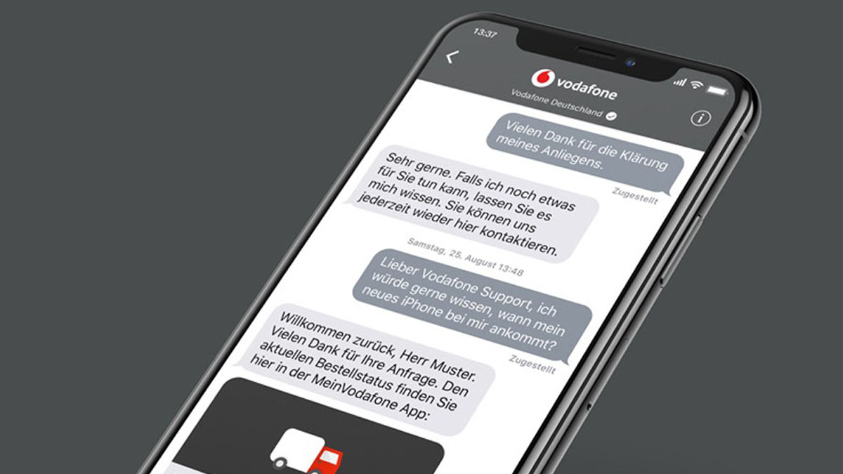 Messaging und Chatbots: Vodafone setzt auf KI | stores+shops